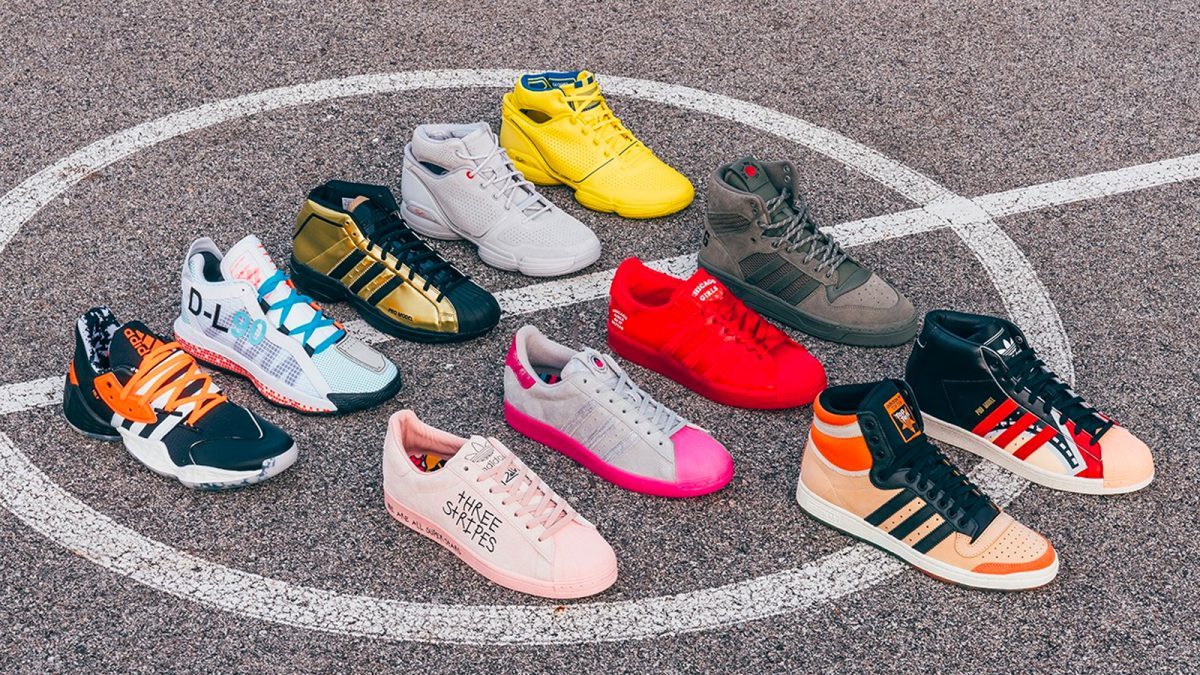 Pack All-Star 2020 NBA da Adidas homenageia a história do basquete ...